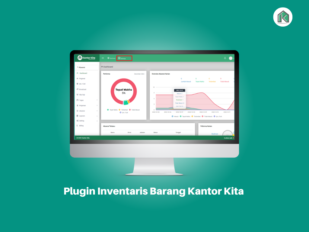 Plugin Inventaris Barang Kantor Kita | Kantor Kita