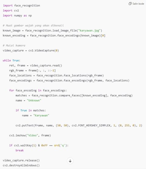 Absensi Face Recognition GitHub: Cara Implementasi dan Kode Terbaik ...