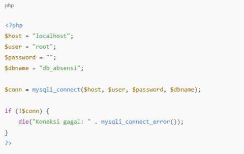 Source Code Aplikasi Absensi Berbasis Web untuk Pengembangan Sistem ...